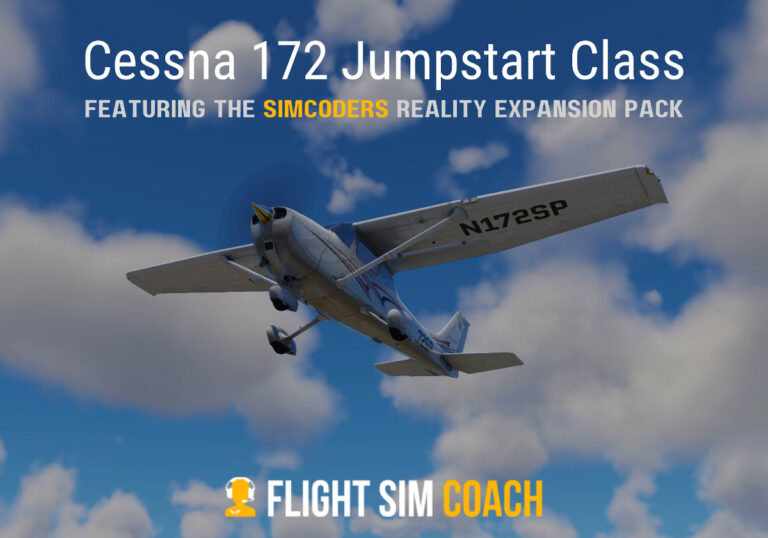 Flightsimcoach Cessna 172 Jumpstart Course - SimCoders.com